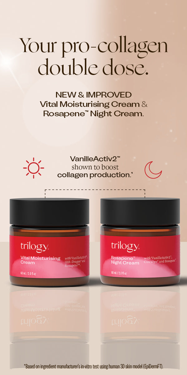 Boost collagen function with VanilleActiv2™ an exclusive to Trilogy